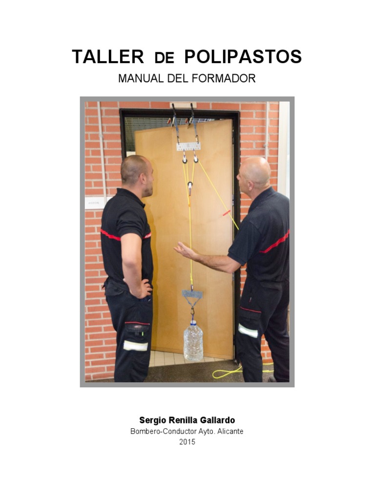 Taller Polipastos - Manual Del Formador | PDF | Máquinas | Ingeniería mecánica