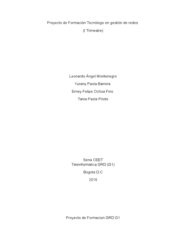 Proyecto Final Redes de Datos | PDF | Red de área local | Topología de la red
