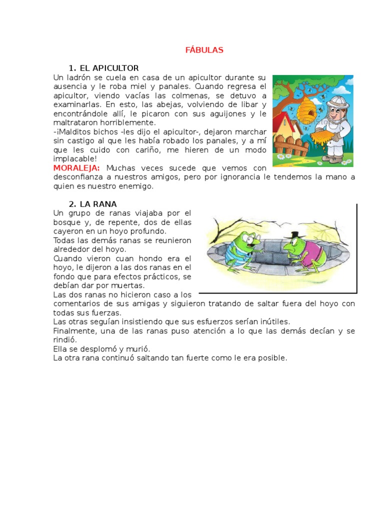 25 FÁBULAS CORTAS | Apicultor | Aves