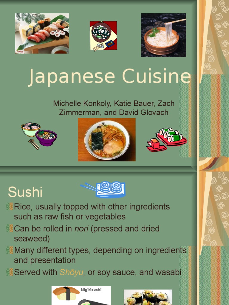 Japanese Food | PDF | Japanese Cuisine | Cuisine
