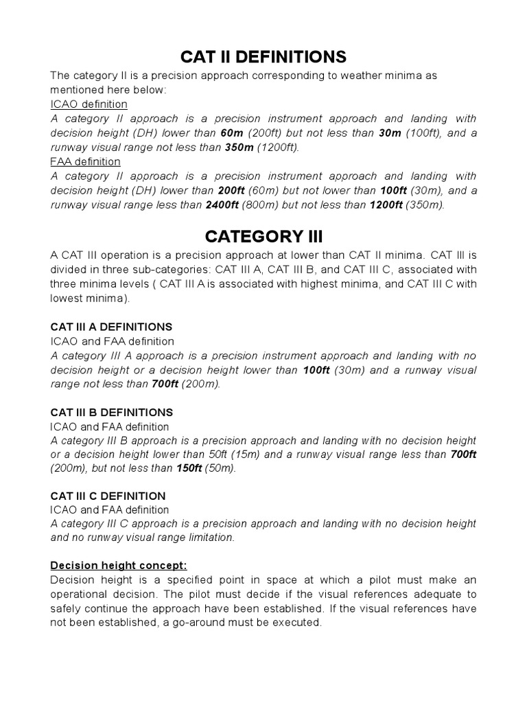 Cat Ii-Iii | PDF | Airbus | Aeronautics