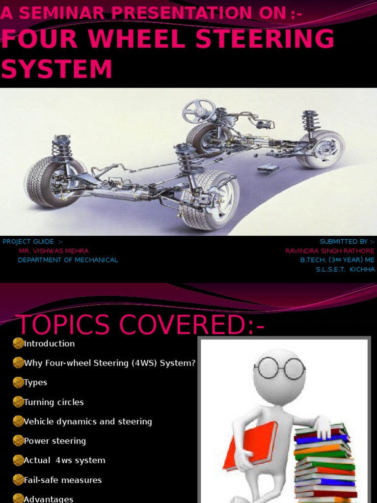 Four Wheel Steering System | PDF | Steering | Vehicles