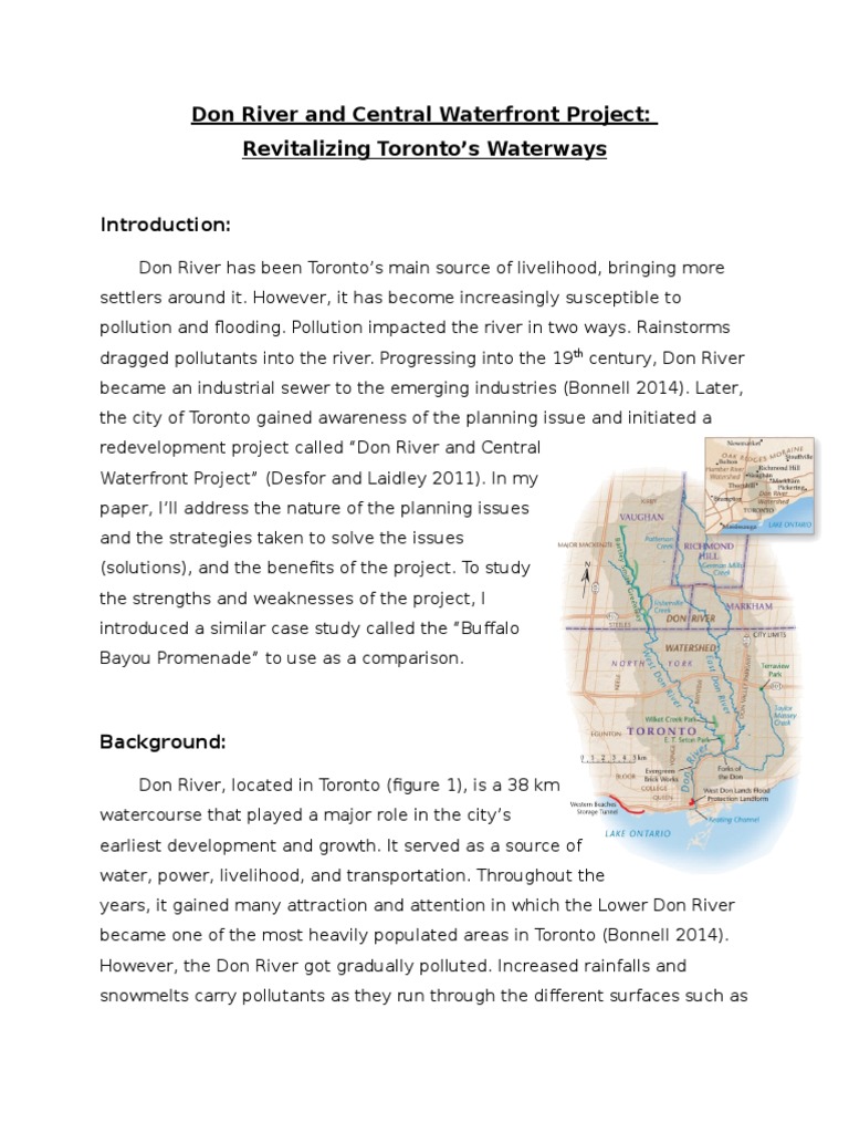 Don River and Central Waterfront Project | PDF | Combined Sewer ...