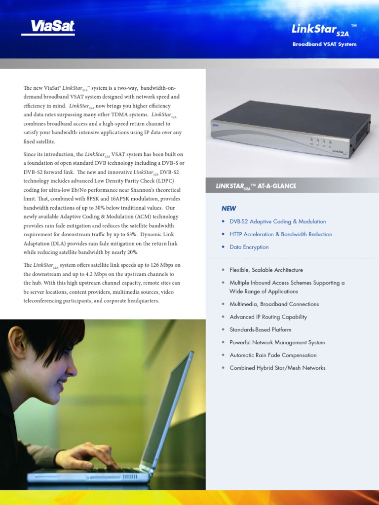 Viasat Linkstar Modem DVB s2 Vsat | PDF | Quality Of Service | Internet ...