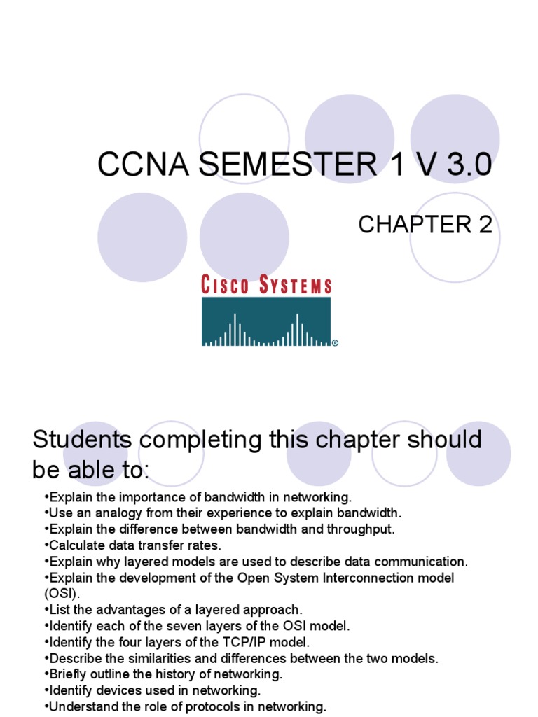 CCNA1 Mod 2 | PDF | Osi Model | Computer Network