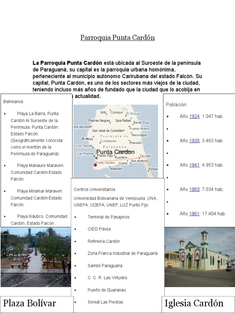 Parroquia Punta Cardón | PDF | Viajes y turismo