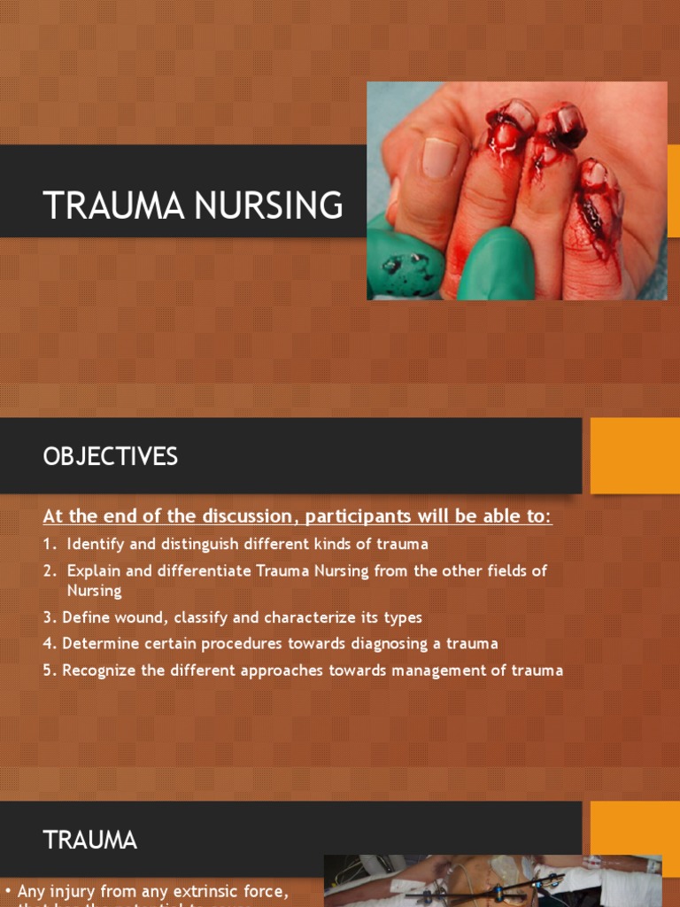 Trauma Nursing | PDF | Major Trauma | Traumatology