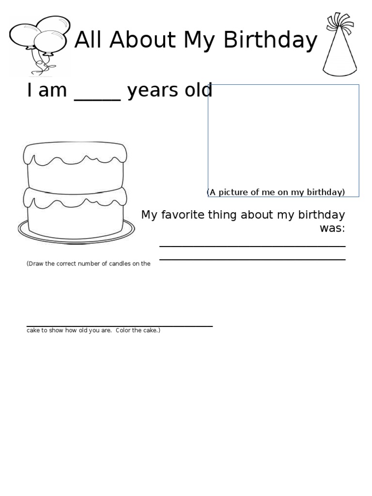 Fun Birthday Activity for Kids | PDF