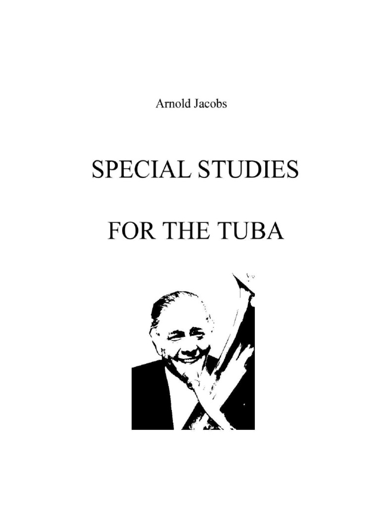 Arnold Jacobs' Tuba Etudes | PDF