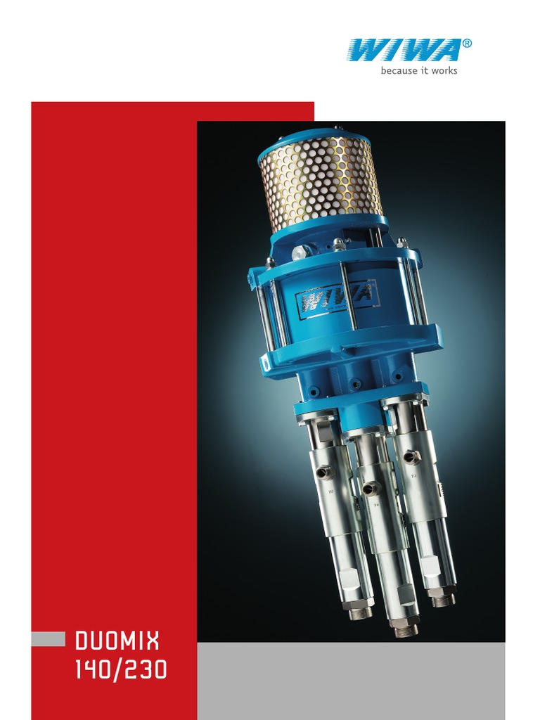 WIWA DUOMIX 140/230 Spray Systems | PDF | Paint | Pump
