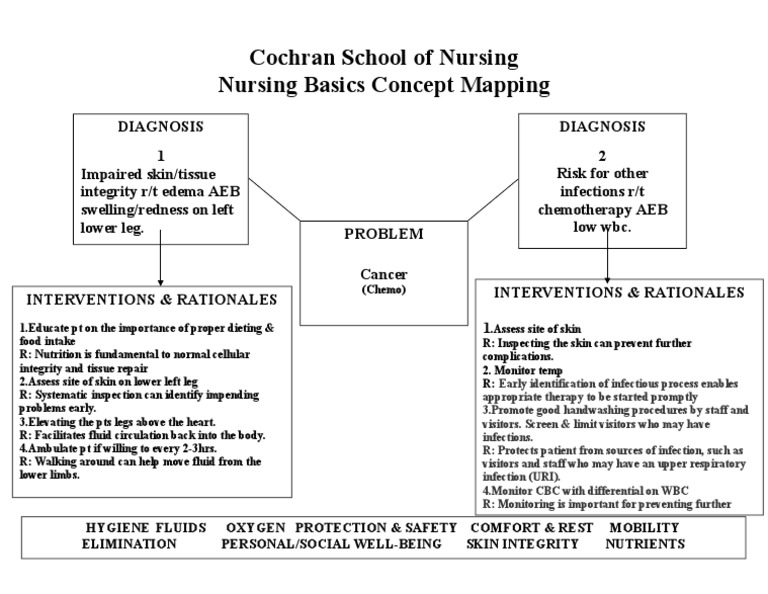 Cochran School of Nursing Nursing Basics Concept Mapping | PDF