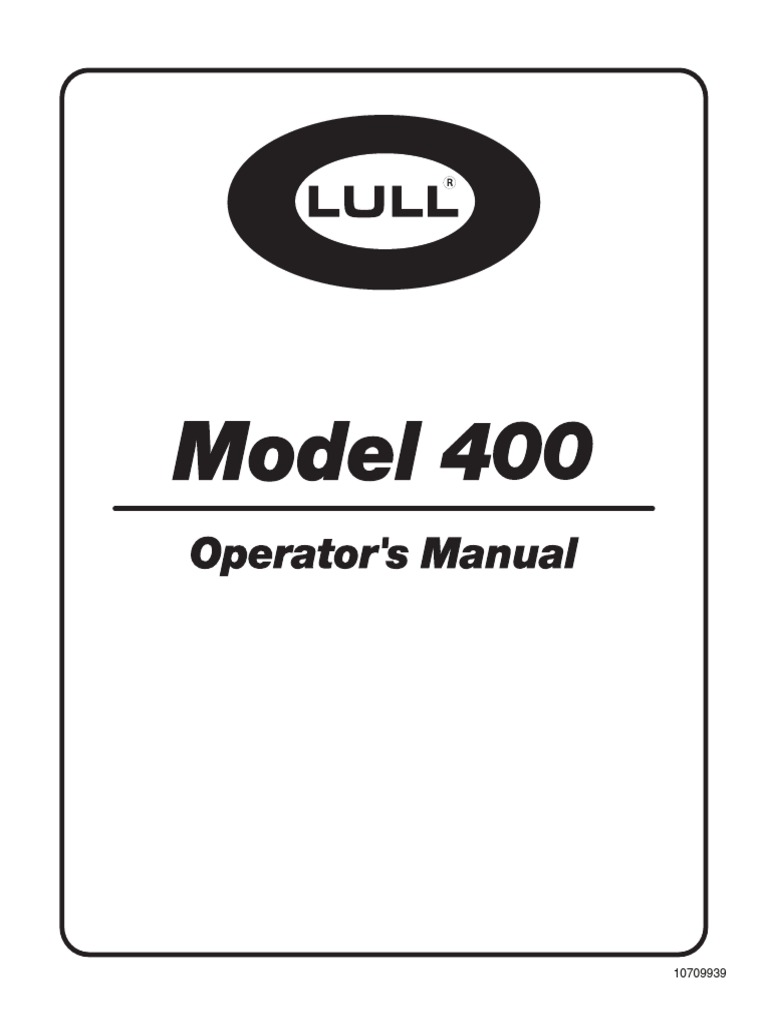 Lull Manual | PDF
