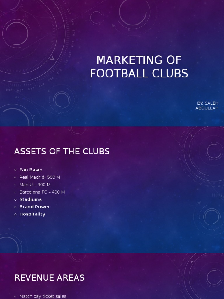 Marketing of Football Clubs | PDF | Association Football Clubs | Sports