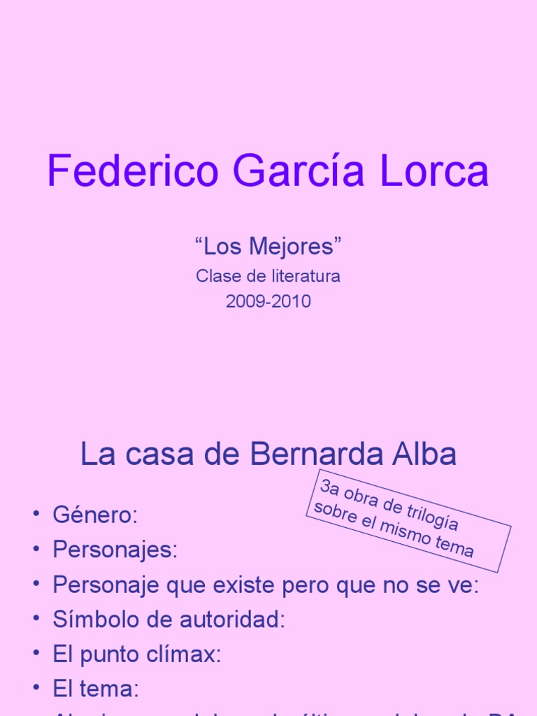 Federico García Lorca.ppt | PDF | Federico García Lorca | Poesía