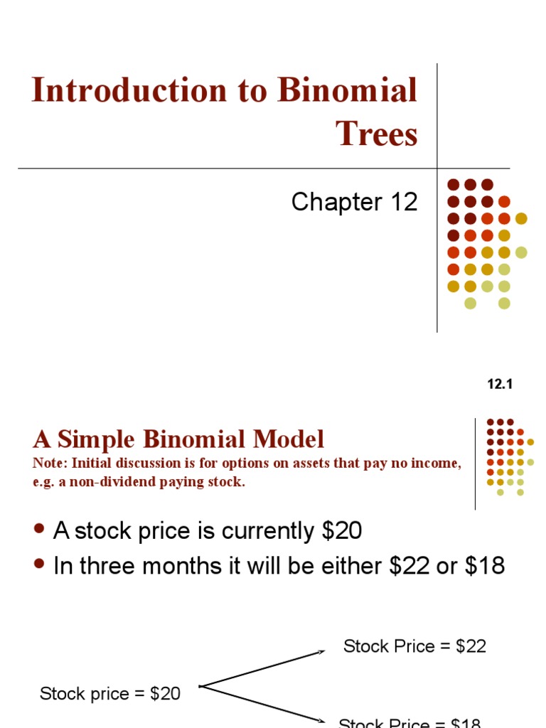 Introduction To Binomial Trees | PDF