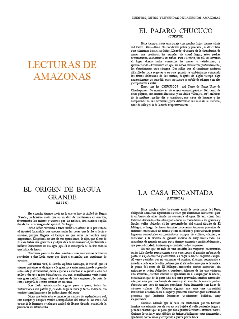 Cuentos de Amazonas | Descargar gratis PDF | vaqueros