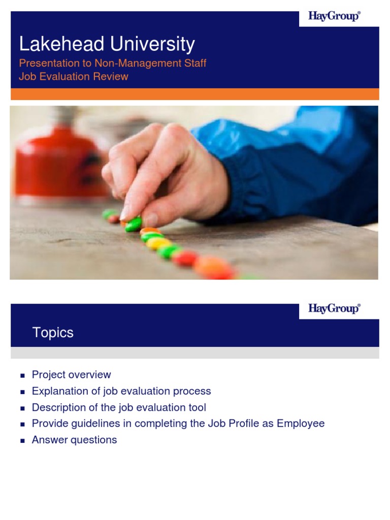 Hay Group Guide Chart - Profile Method of Job Evaluation | PDF ...