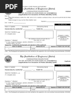 MHA Identity Card Renewal Form | PDF | Identity Document | Government