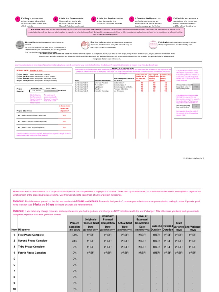 PPM Project Book | Download Free PDF | Microsoft Excel | Computing