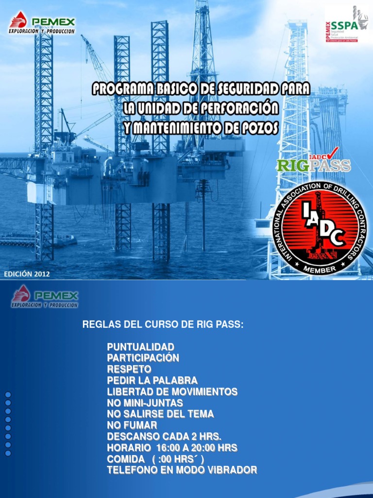 Reglas y Normas del Curso Rig Pass | PDF | Derecho laboral | Sistema ...