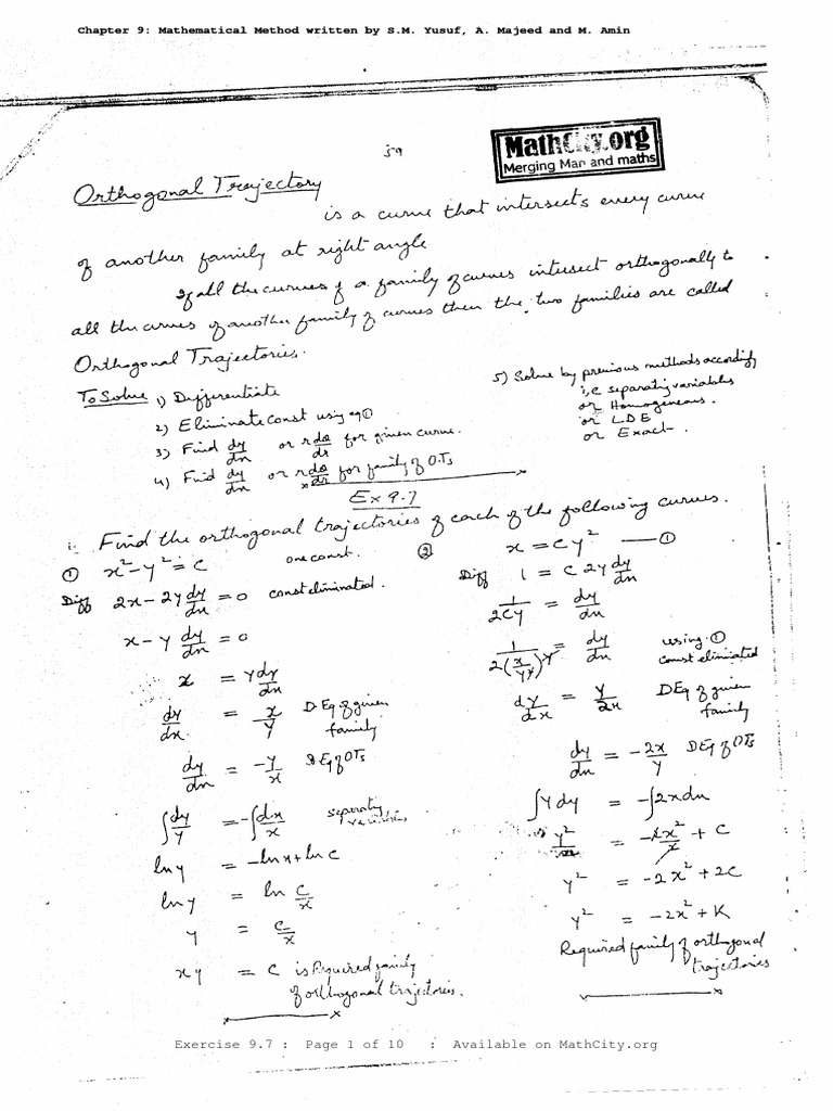 Chap 09 Solutions Ex 9 7 Method PDF | PDF