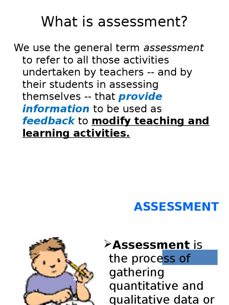 Introduction to Assessment Methods | PDF | Educational Assessment ...