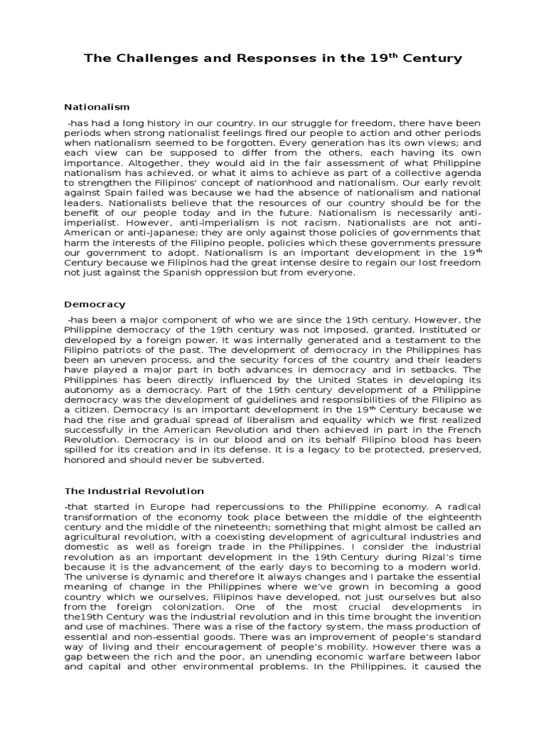 19th Century | PDF | Imperialism | Nationalism