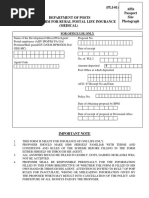 NEFT Mandate Form For Your LIC Policies PDF | PDF