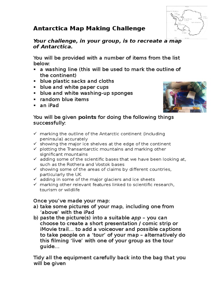 Antarctica Map Creation Challenge | PDF