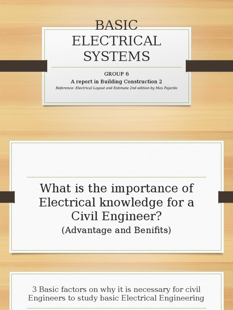 Basic Electrical Systems | PDF | Electricity | Physics