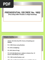 PD 1602 As Amended by Ra 9287 | PDF | Gambling | Palladium