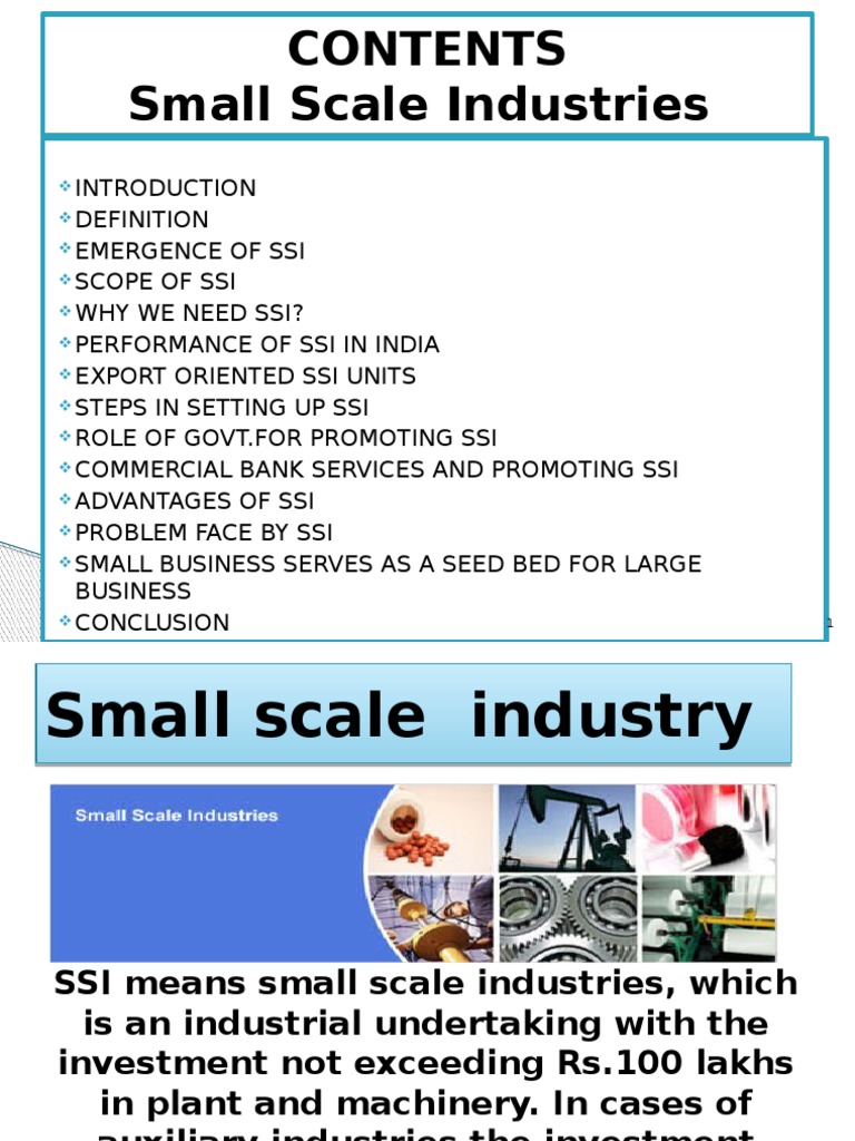 Importance and Scope of Small Scale Industries | PDF | Economies | Business