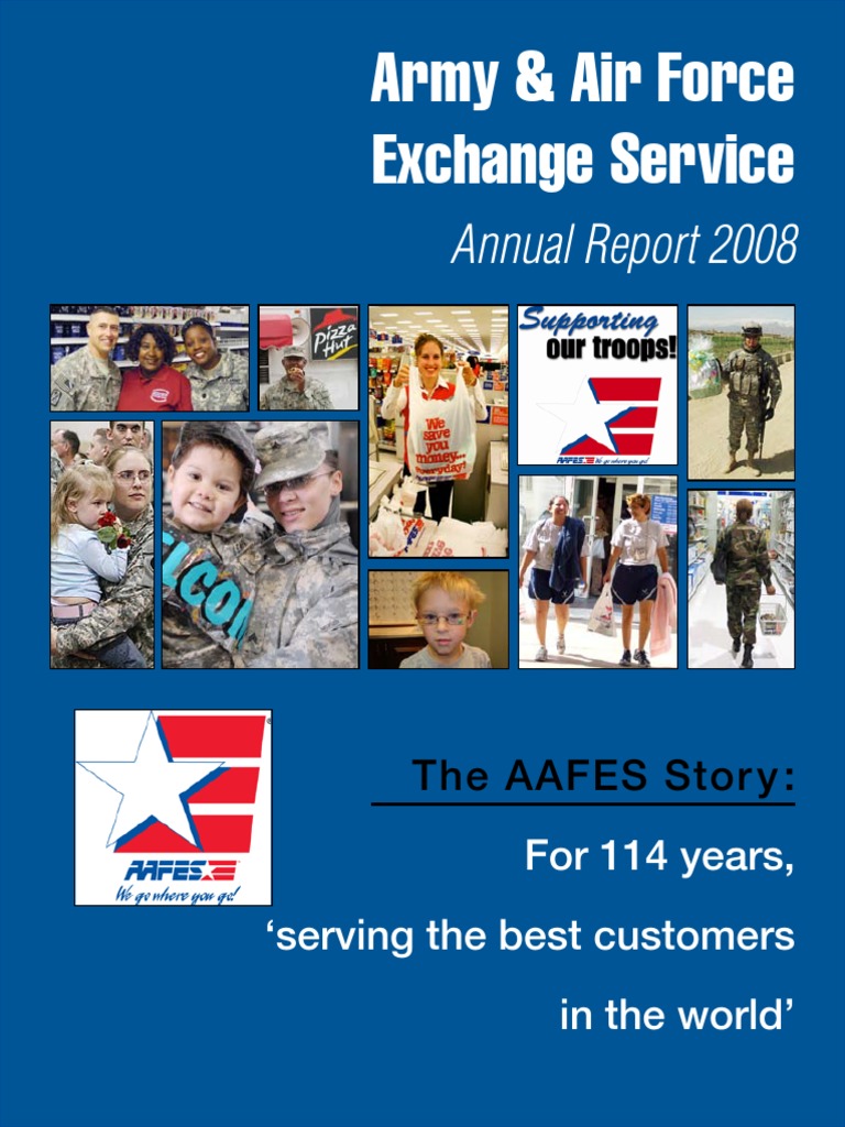 Army & Air Force Exchange Service: Annual Report 2008 | PDF | Retail ...