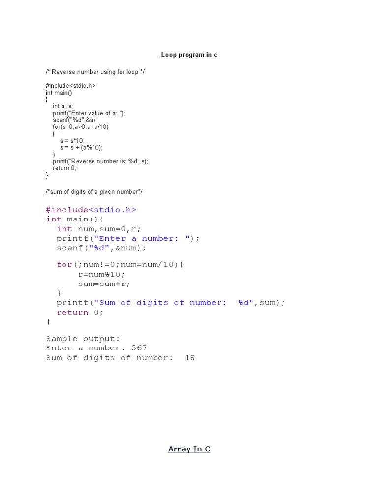 An In Depth Guide To Using Arrays In C Programming To Solve Common Problems Pdf Array Data