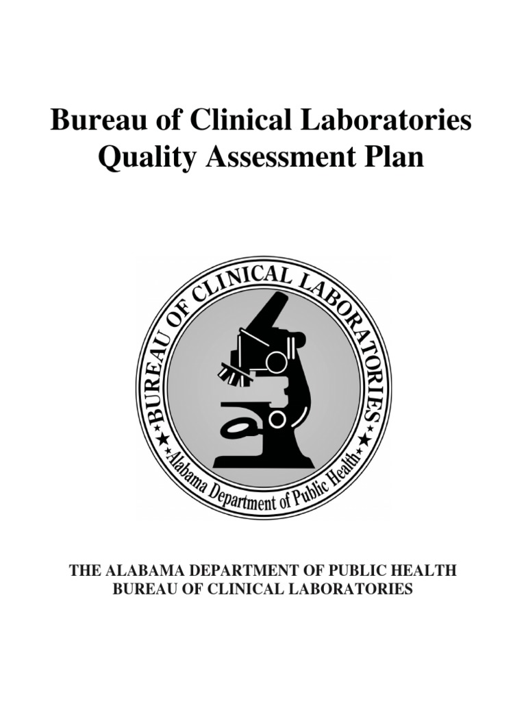 Bureau of Clinical Laboratories Quality Assessment Plan | PDF ...