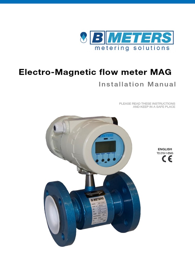 Electro-Magnetic Flow Meter MAG | PDF | Flow Measurement | Power Supply