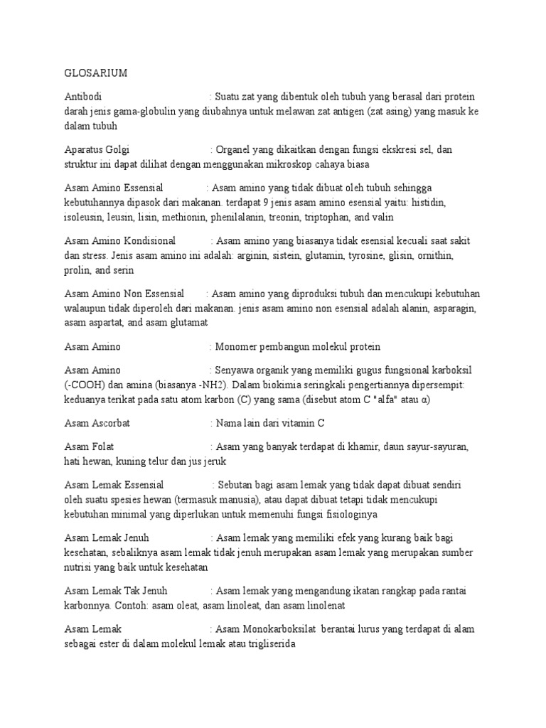GLOSARIUM | PDF