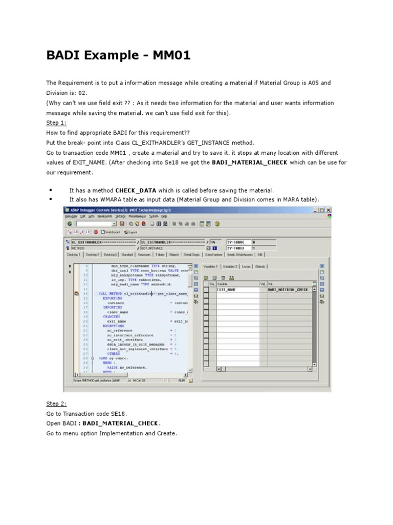 Badi Example - Mm01 | PDF