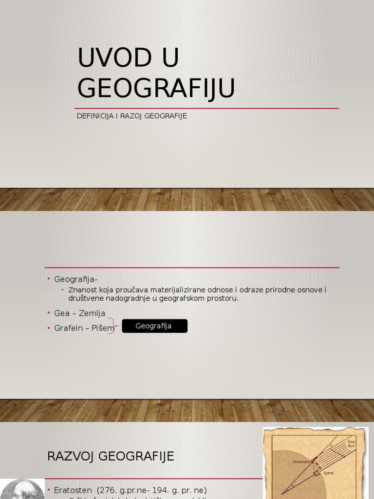 Uvod U Geografiju | PDF