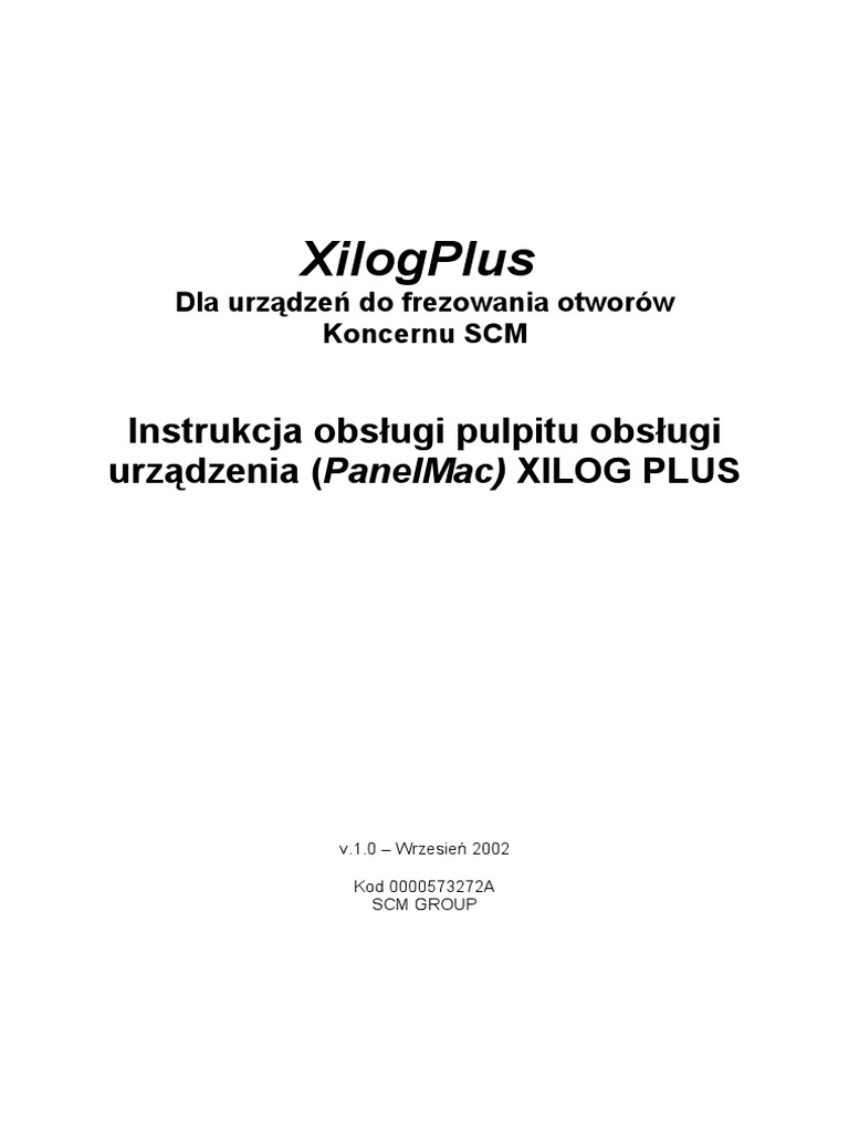 Xilog Plus Panelmac PL | PDF Xilog Plus Panelmac PL | PDF