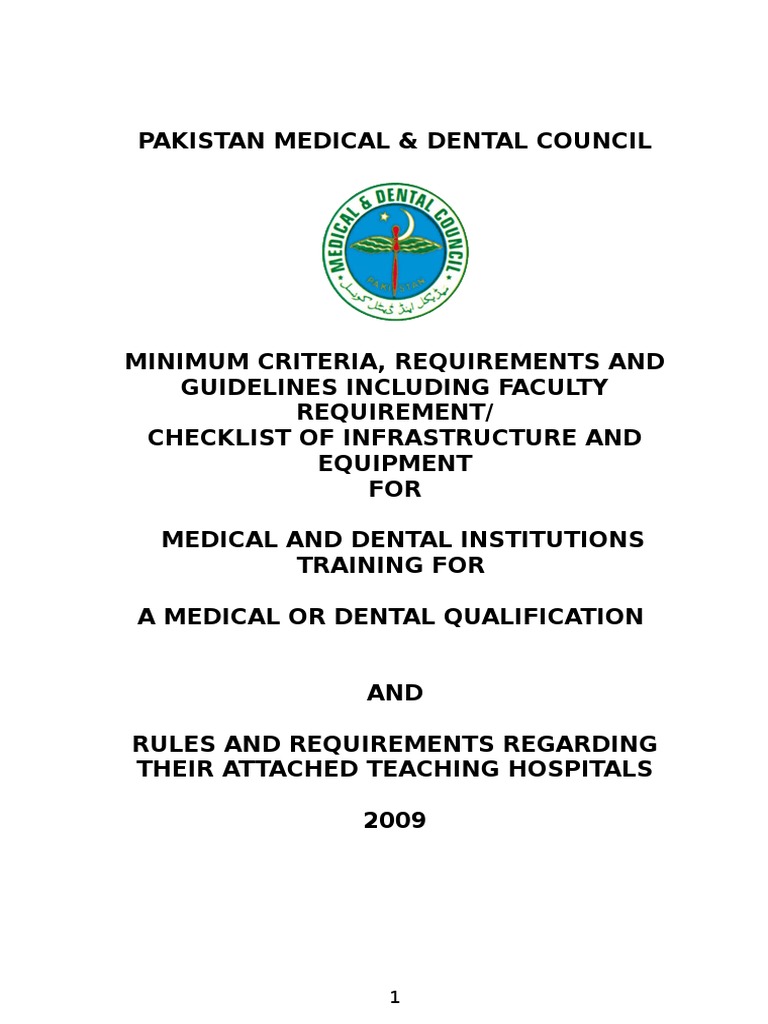CRITERIA by PMDC | PDF | Postgraduate Education | Intensive Care Medicine