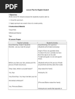 Punctuation Marks Lesson Plan | PDF | Lesson Plan | Punctuation