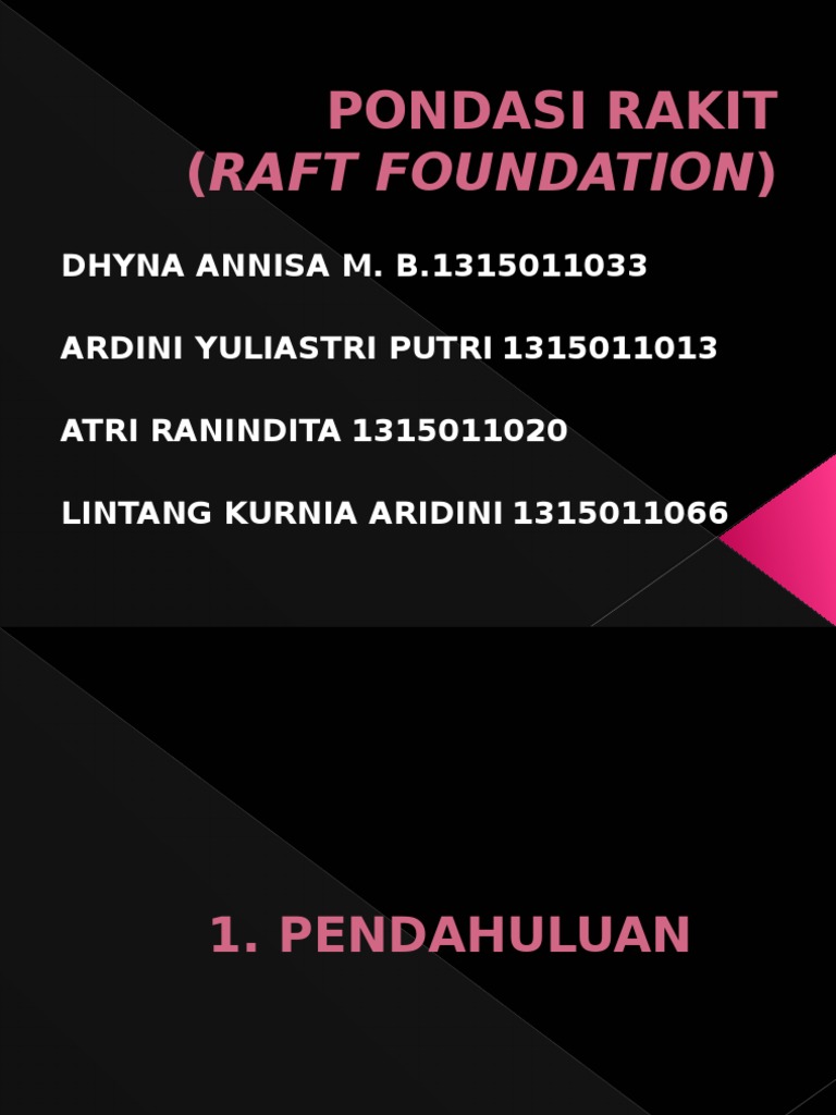 Pondasi Rakit | PDF