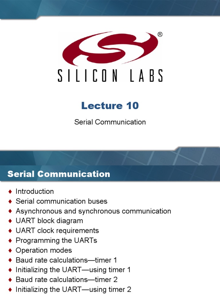 Serial Communication Guide: UART, Timers, Modes & Baud Rate Calculation ...