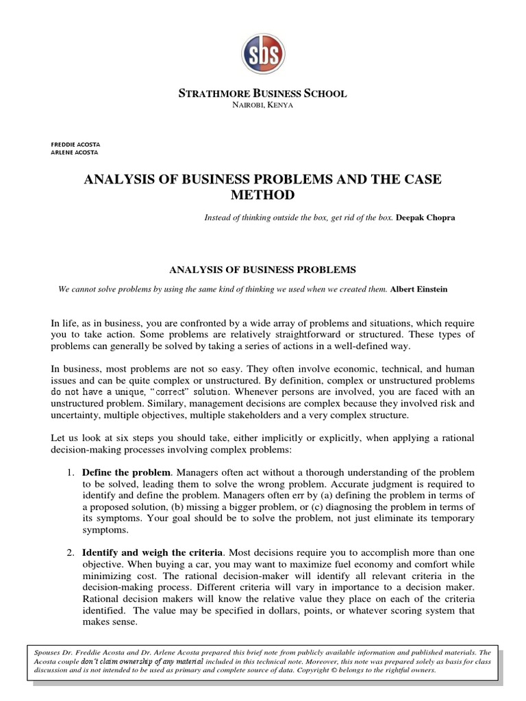 The Case Method PDF | PDF | Teaching Method | Decision Making
