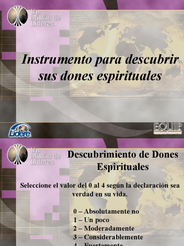 Descubre tus Dones Espirituales | PDF | Oración | Biblia
