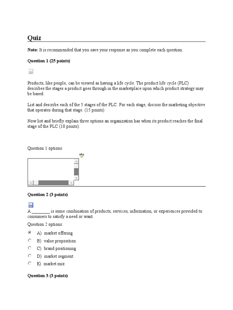 Principles of Marketing - Test 1 | PDF | Final Good | Product (Business)