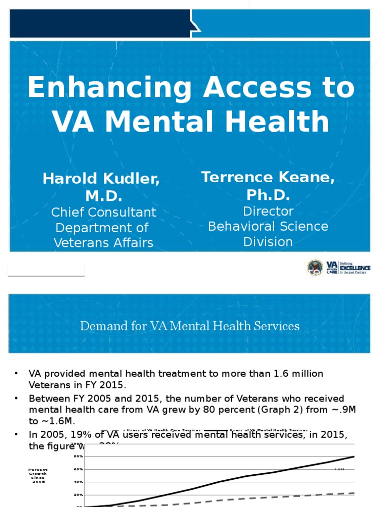 Enhancing Access to VA Mental Health | Veterans Health Administration ...