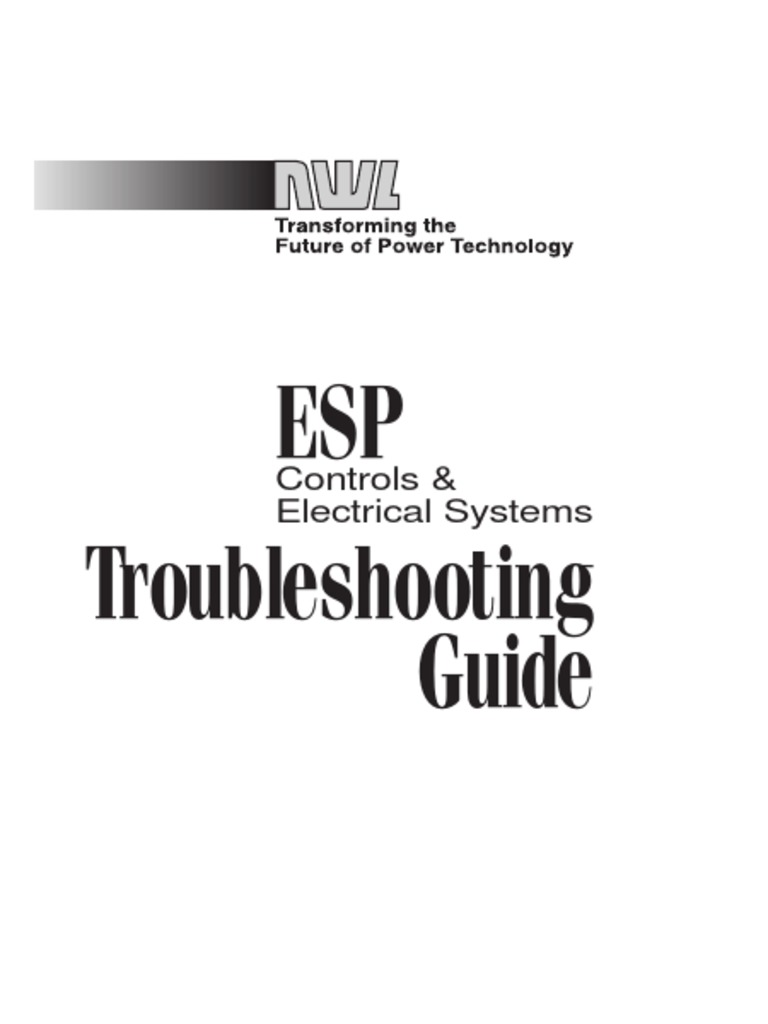 Esp Troubleshooting Guide PDF | PDF | Electrical Impedance | Transformer