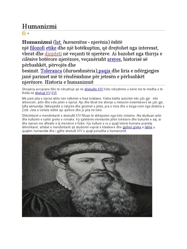 Humanizmi | PDF